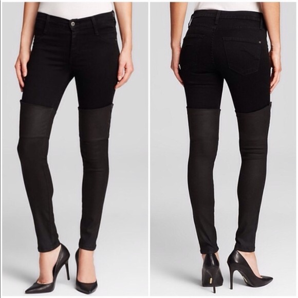 James Jeans | Jeans | New James Jeans Dee Dee Jeans Real Leather | Poshmark